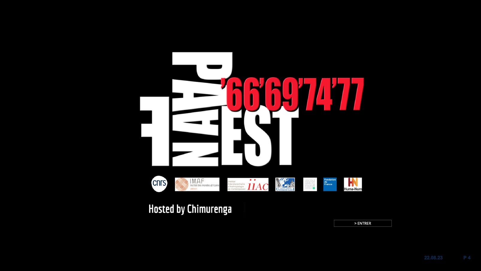 PANAFEST : un web-documentaire sur les festivals panafricains des ...