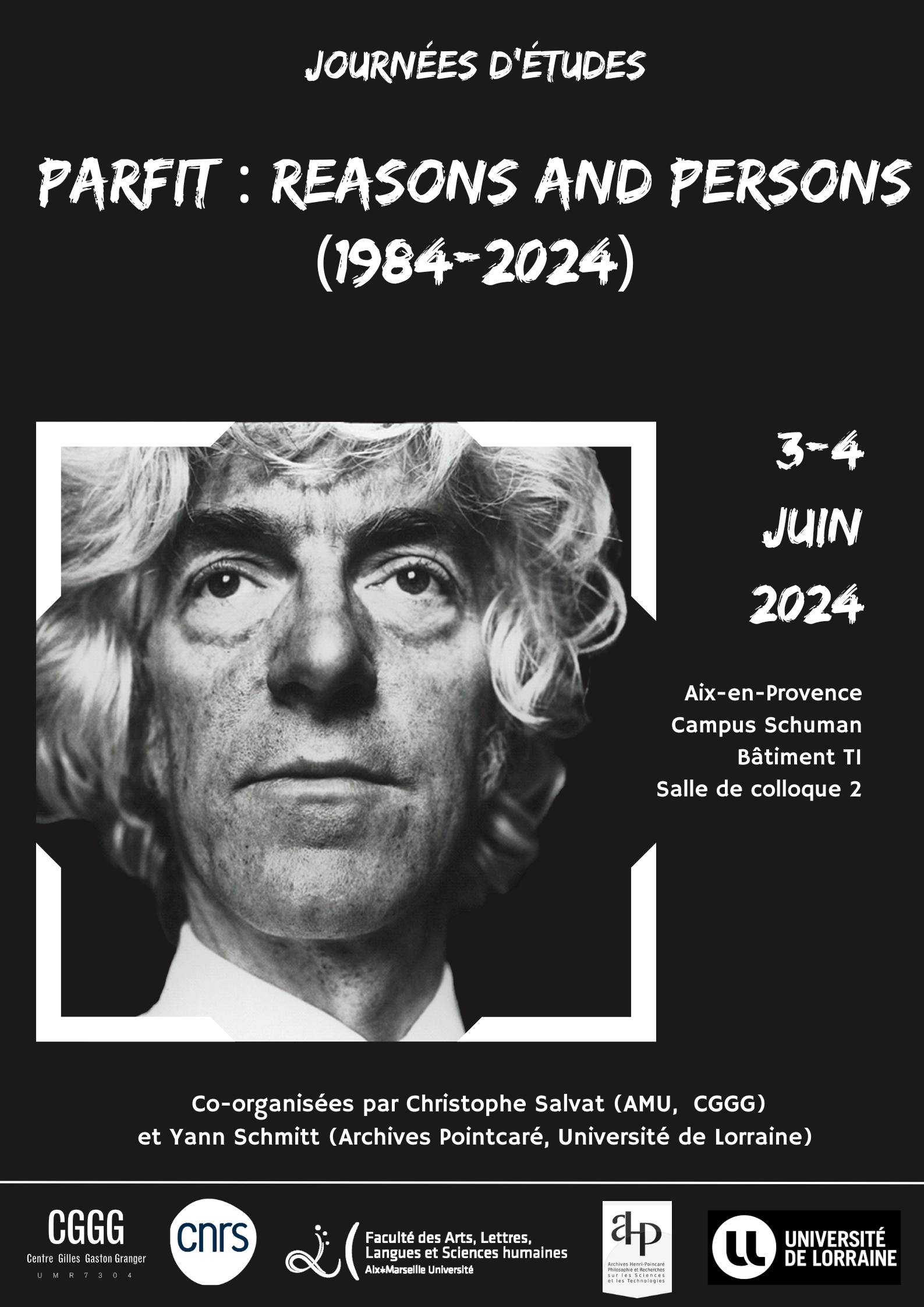 Parfit : Reasons and Persons (1984-2024) | CNRS Sciences humaines ...